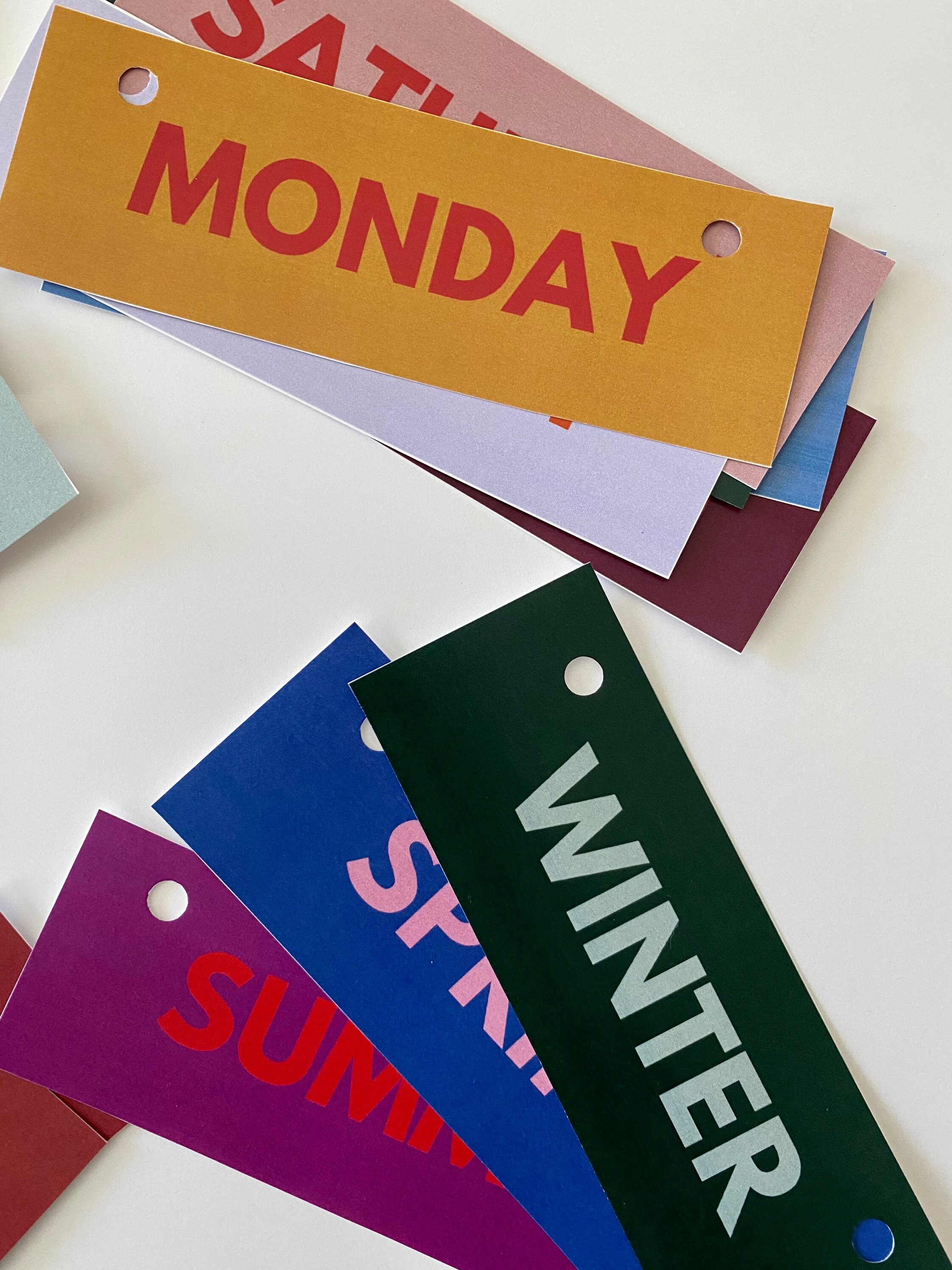 Modular Calendar PDF Printable DIY Calendar Morning Board Preschool ...