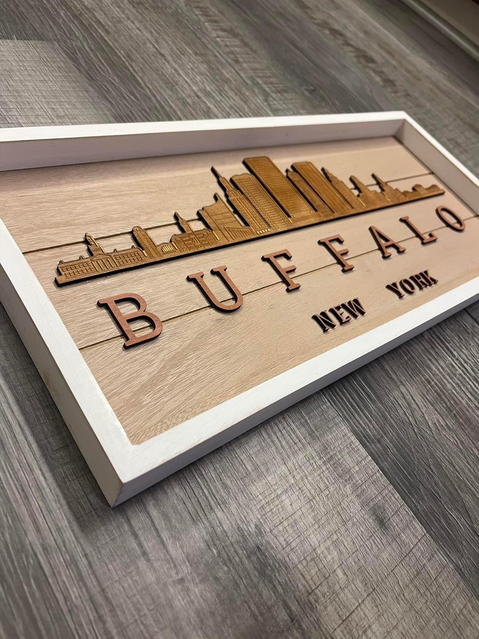 Buffalo, NY Skyline Sign - Etsy