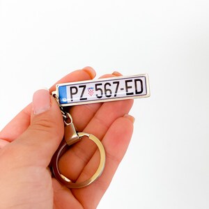 Car Number Plate Keyring - Etsy