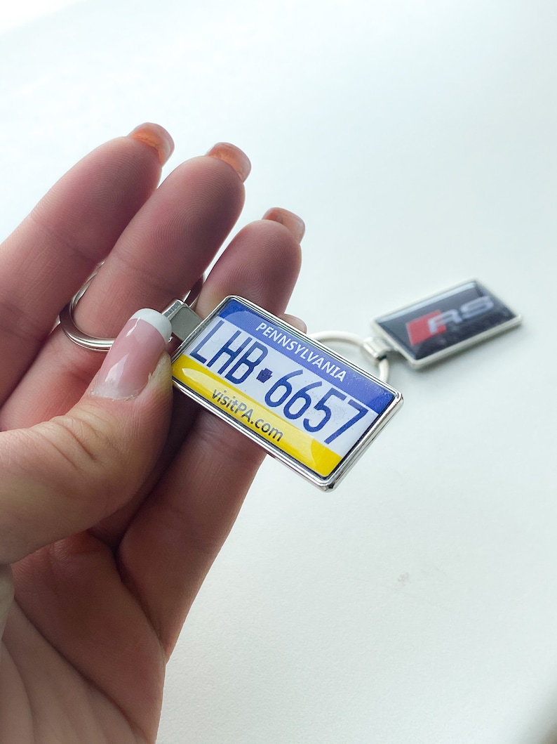 Custom Vintage California License Plate Keychain Legacy - Etsy