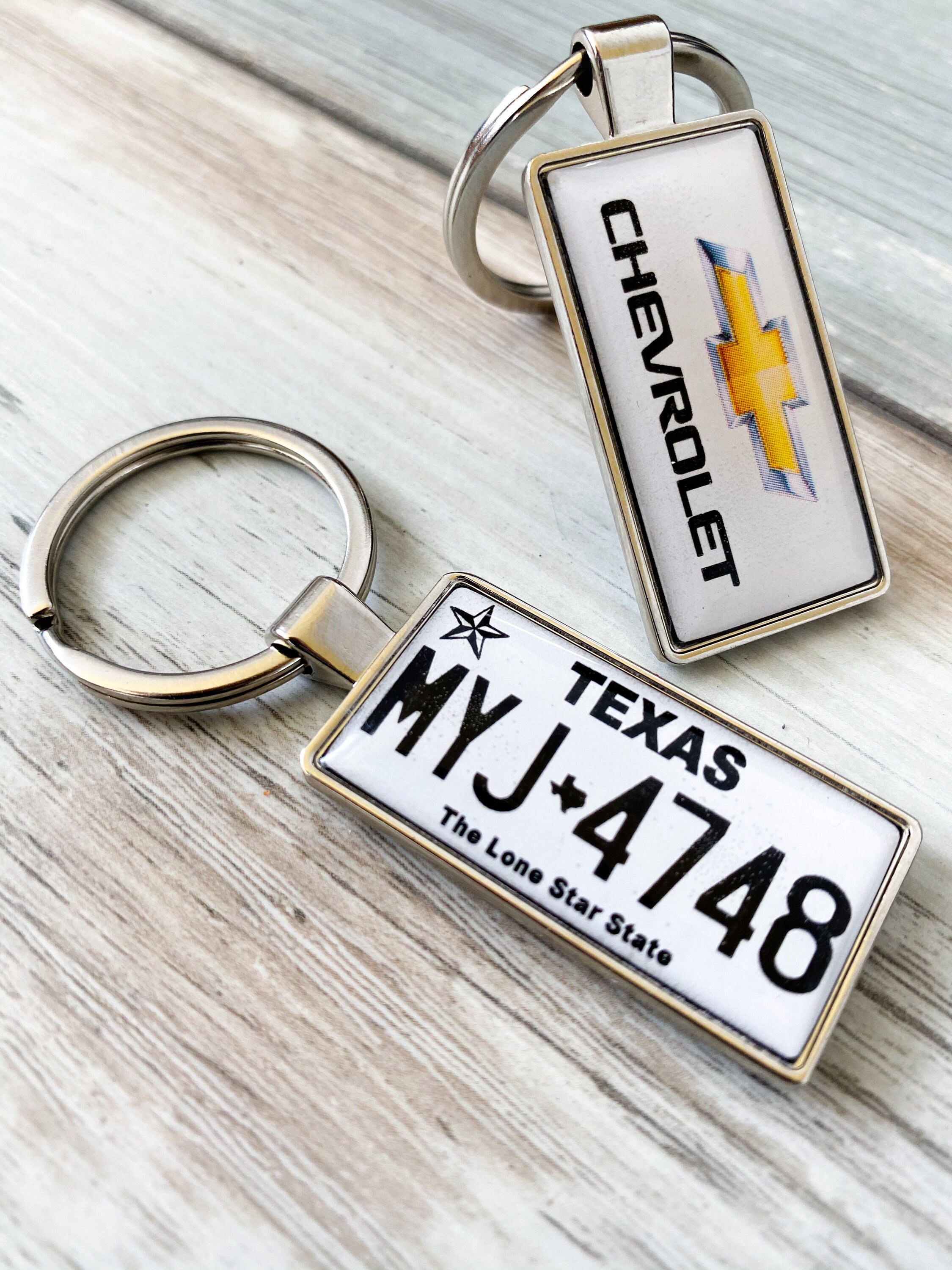 Personalised USA Pennsylvania license plates keychain double | Etsy