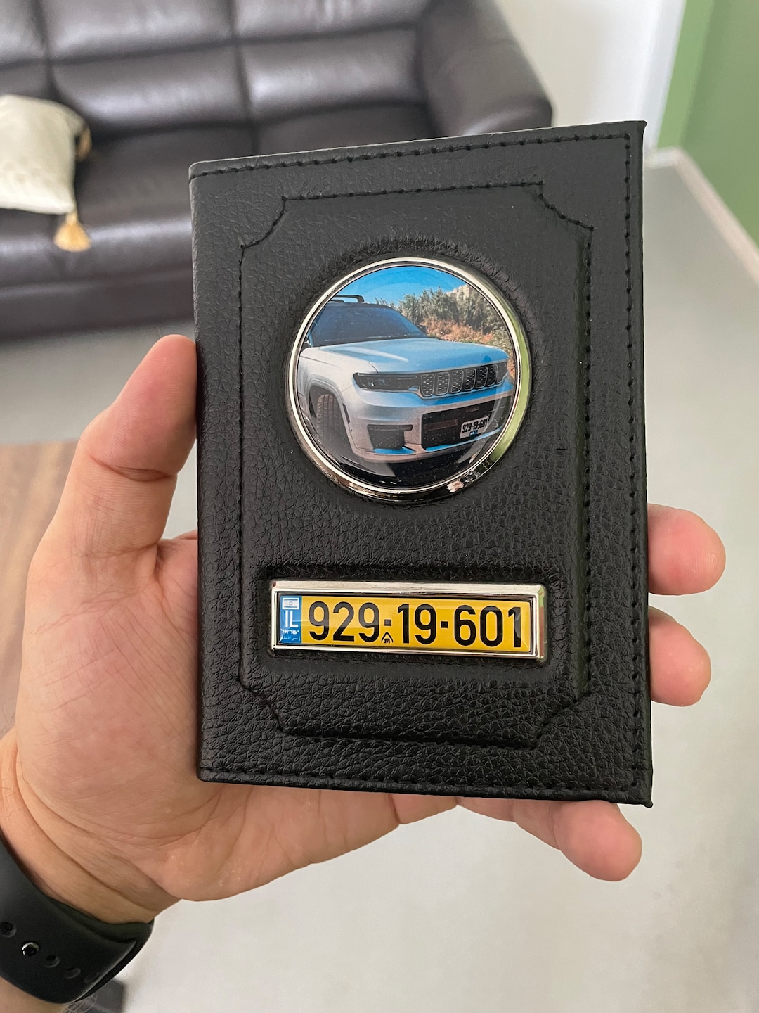 Custom Israel License Plate, Personalised Documents Cover, Any Number ...