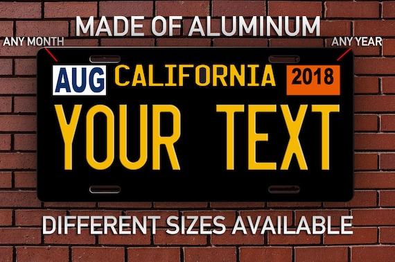 Custom Legacy Plate California Vintage License Plate Old | Etsy
