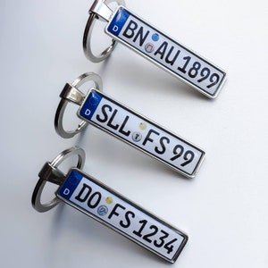 Personalized Poland License Plate Keychain, Custom Polish Number Plate ...