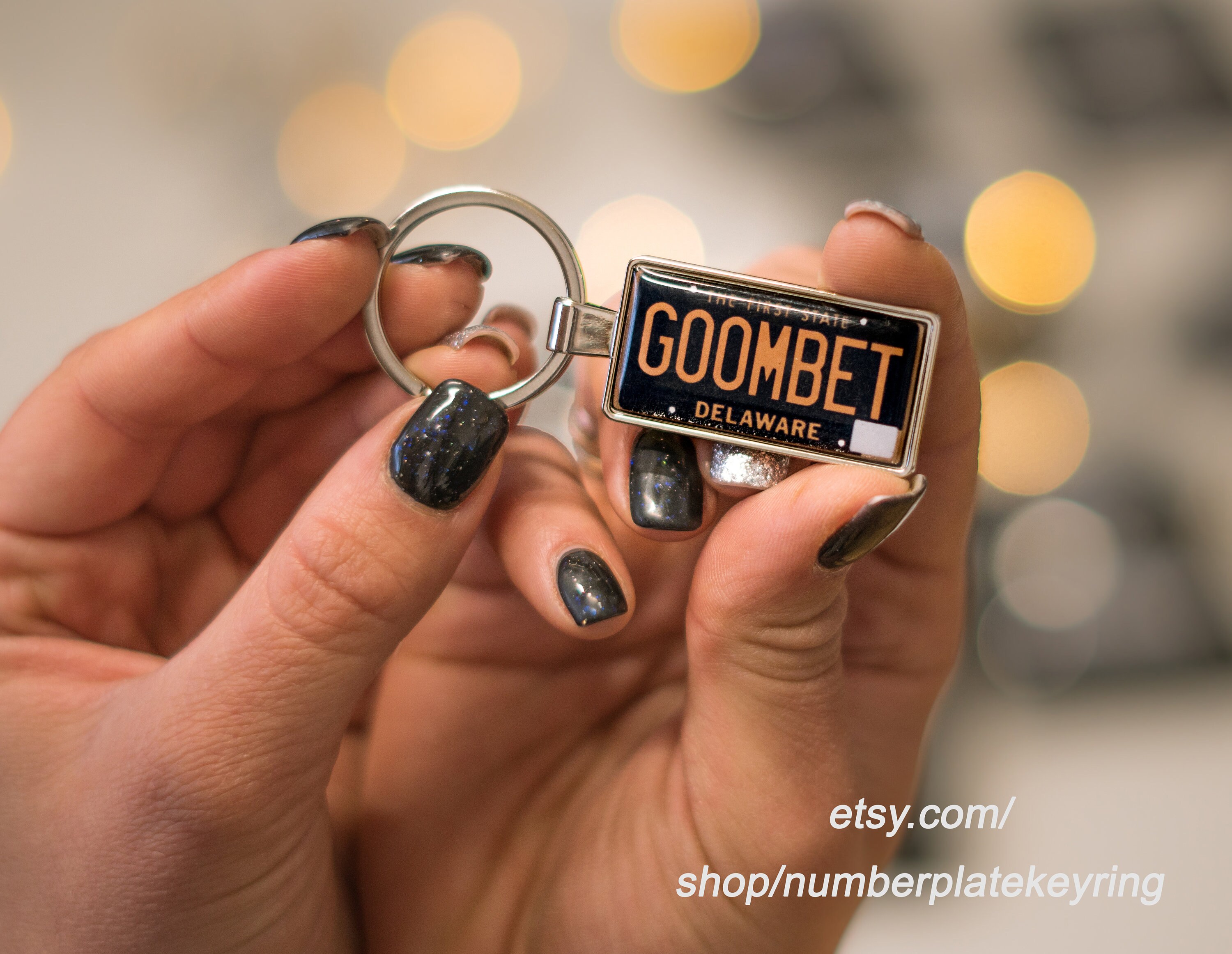 Custom South Carolina License Plate Keyring, Personalosed Car Keychain ...
