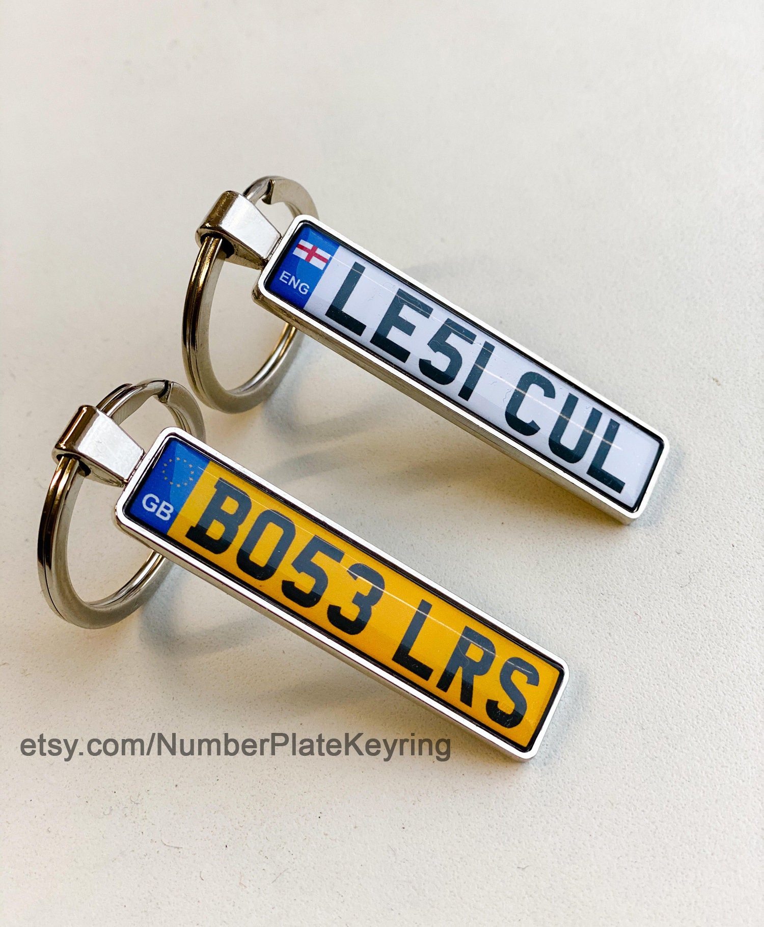 Personalised French License Plate Keyring, Custom France Number Plate ...