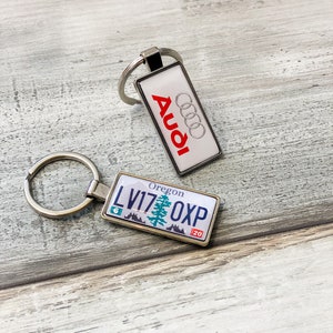 Custom Vintage California License Plate Keychain Legacy - Etsy