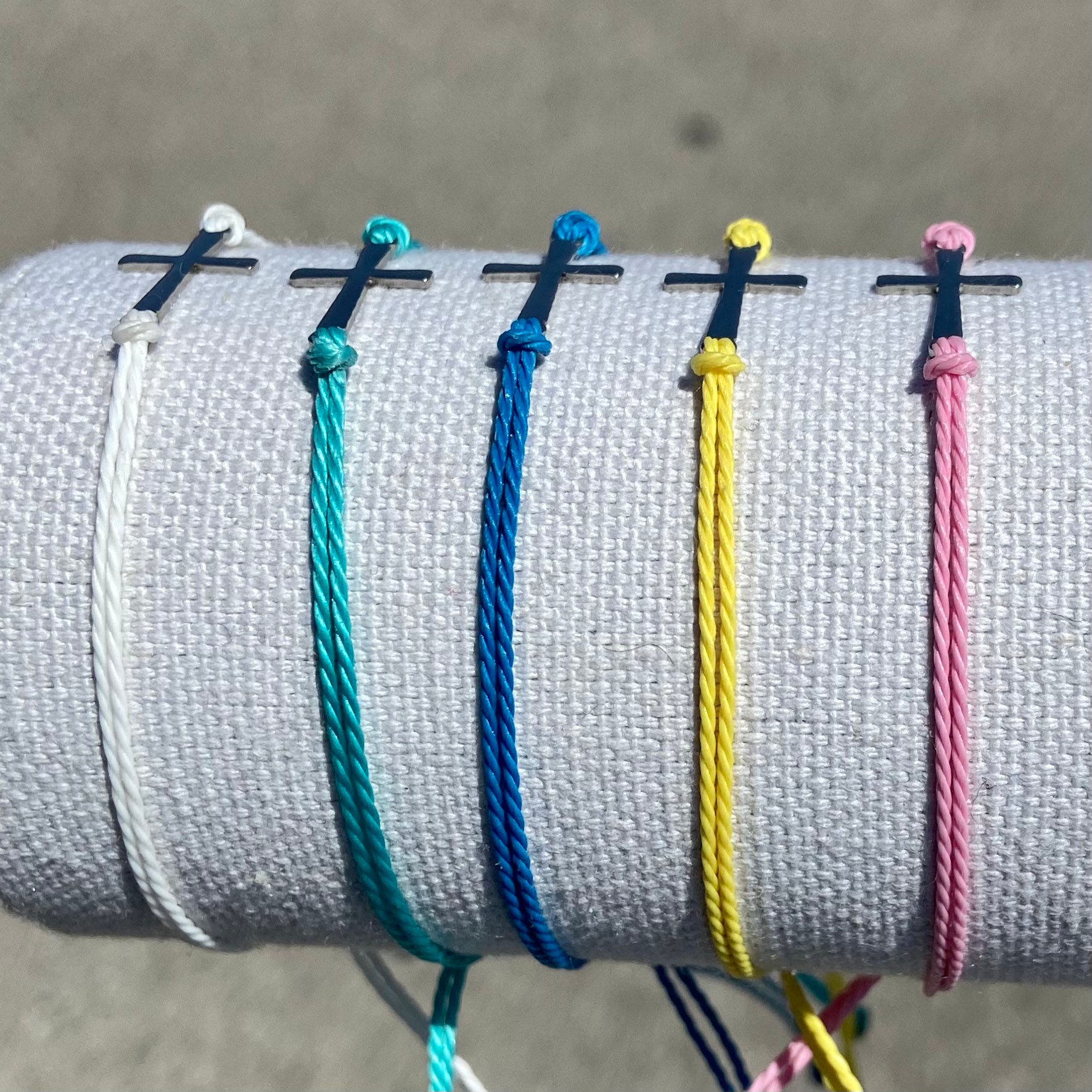 Custom Color Cross Bracelet Stainless Steel Cross Jewelry - Etsy