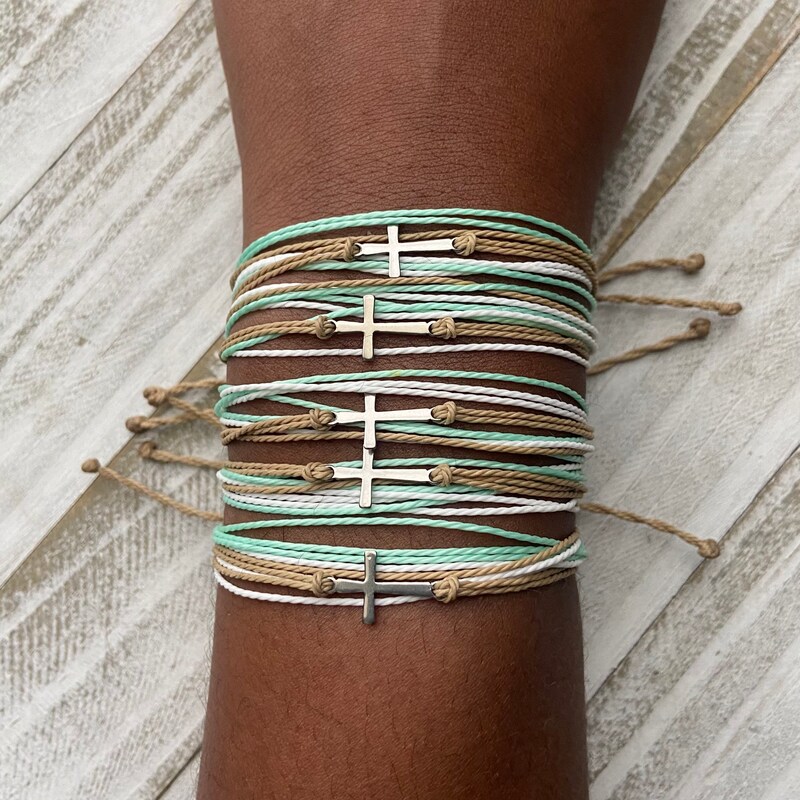 Cross Bracelet - Etsy