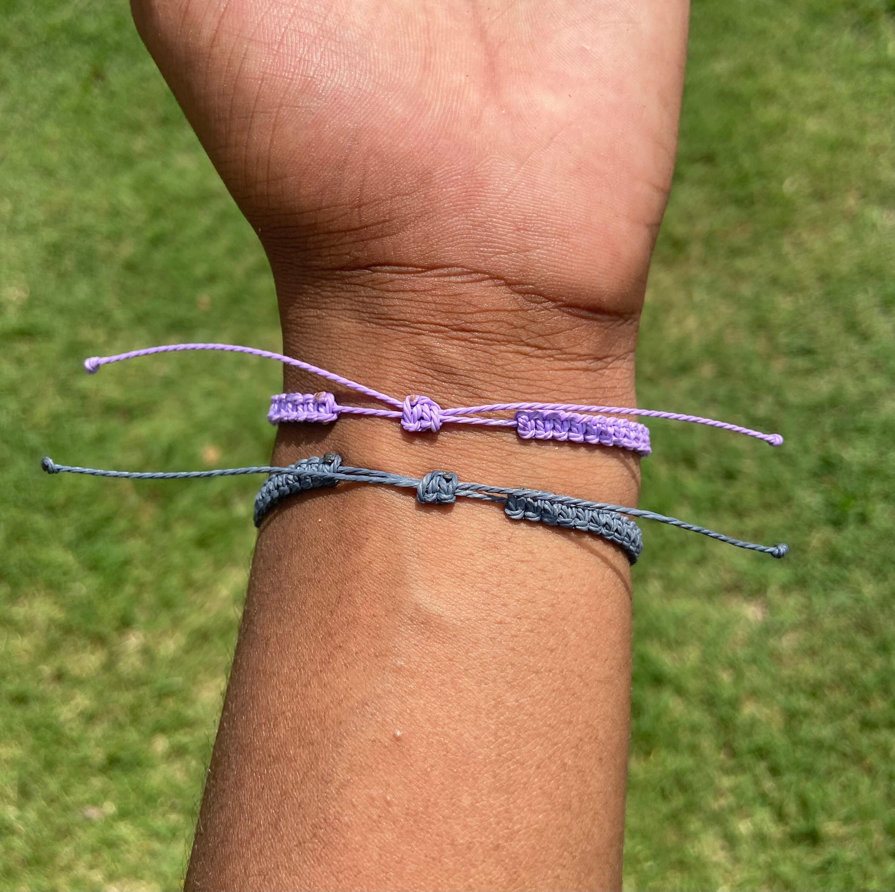 Custom Bible Verses Bracelet Waxed String Christian Bracelet - Etsy