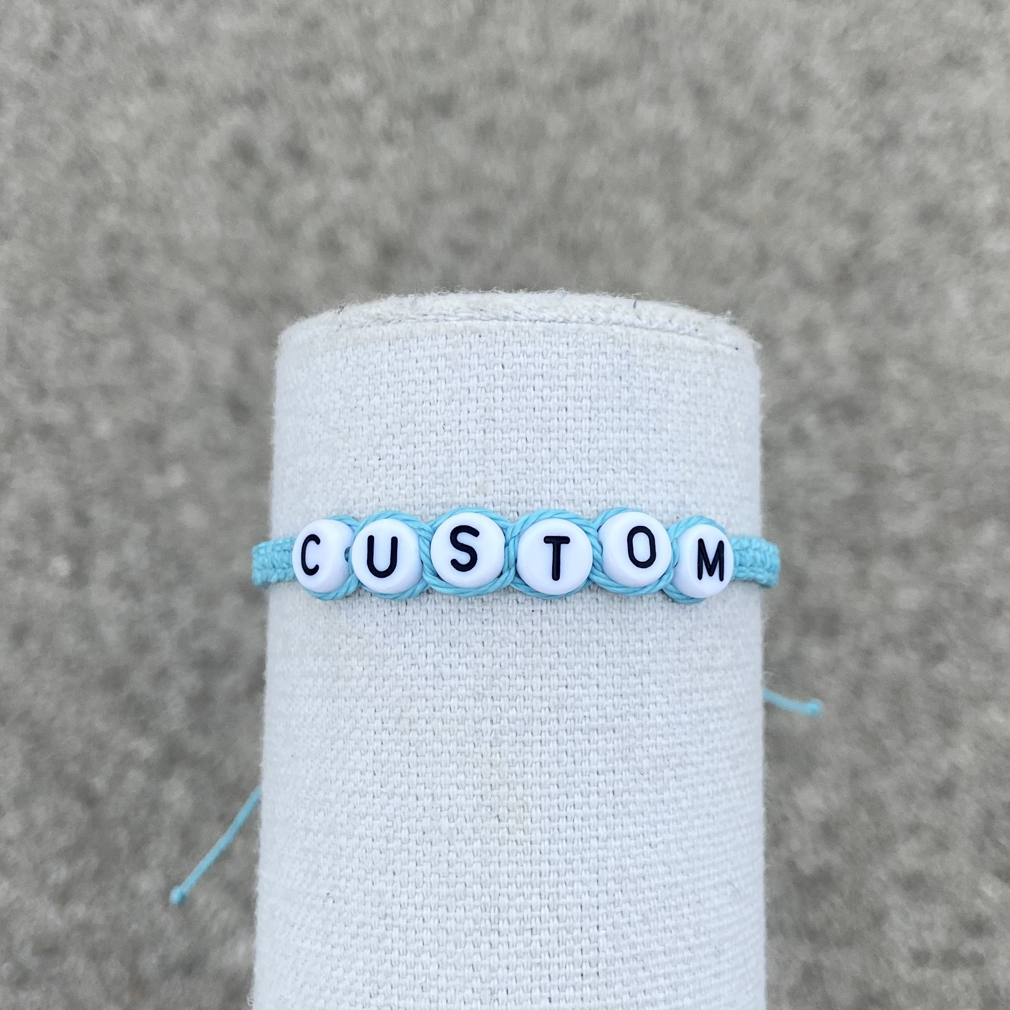 Custom Word Bracelet Choose Your Color Waterproof & - Etsy