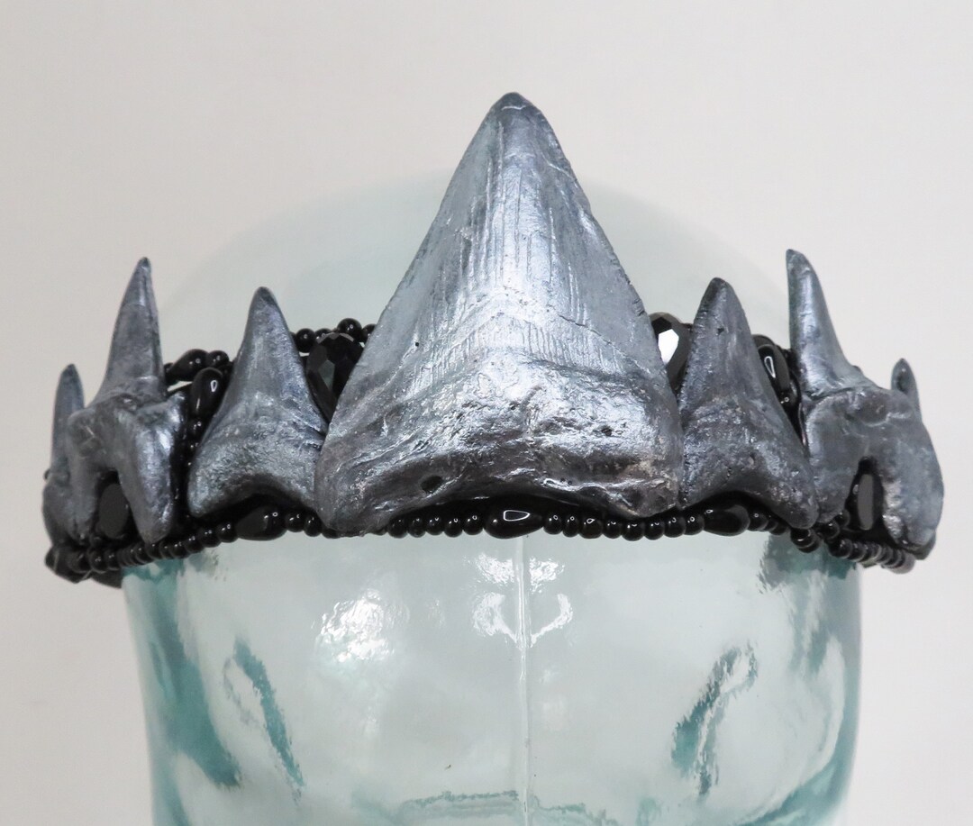 Fossil Shark Crown Ancient Oceans Mermid Fossil Crowns Cosplay Mermaid ...