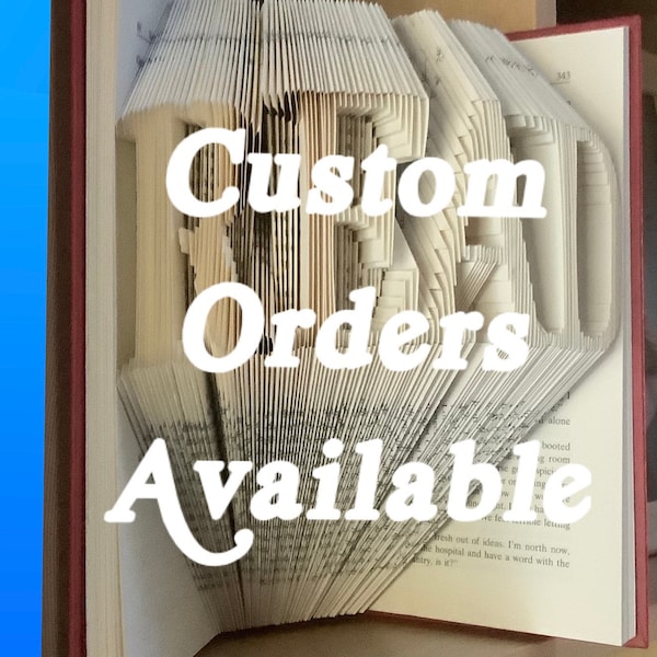 Folded Book Art - Etsy