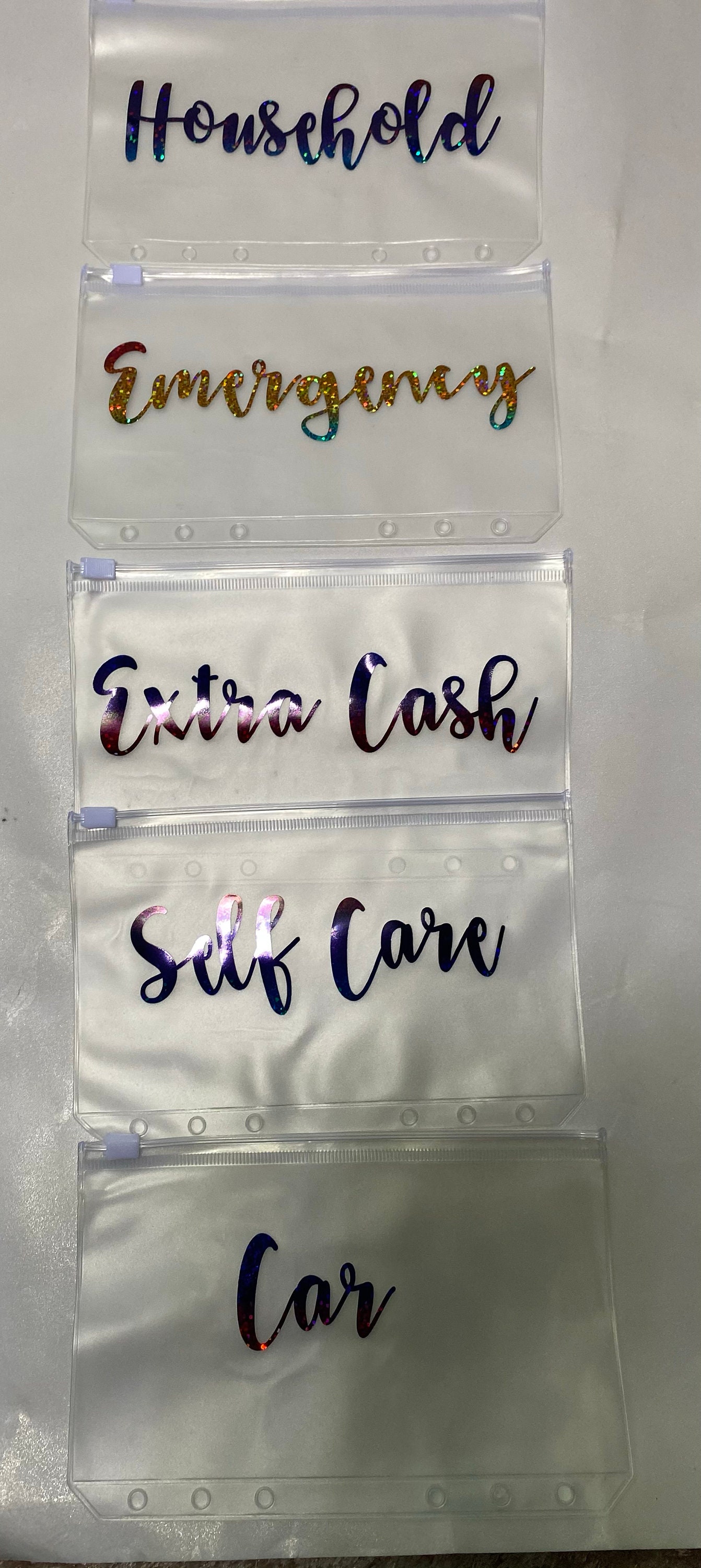 Zipper Envelopes ONLY| Cash Envelope System| A6 Binder| Budget Planner ...