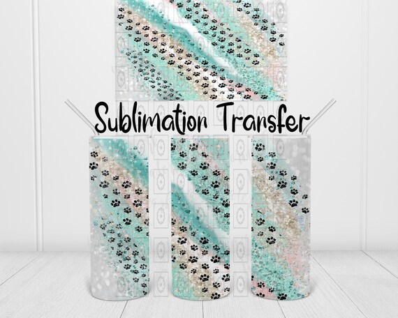 Sublimation Transfer Sunshine Paw Prints Craft Supplies & Tools Visual ...