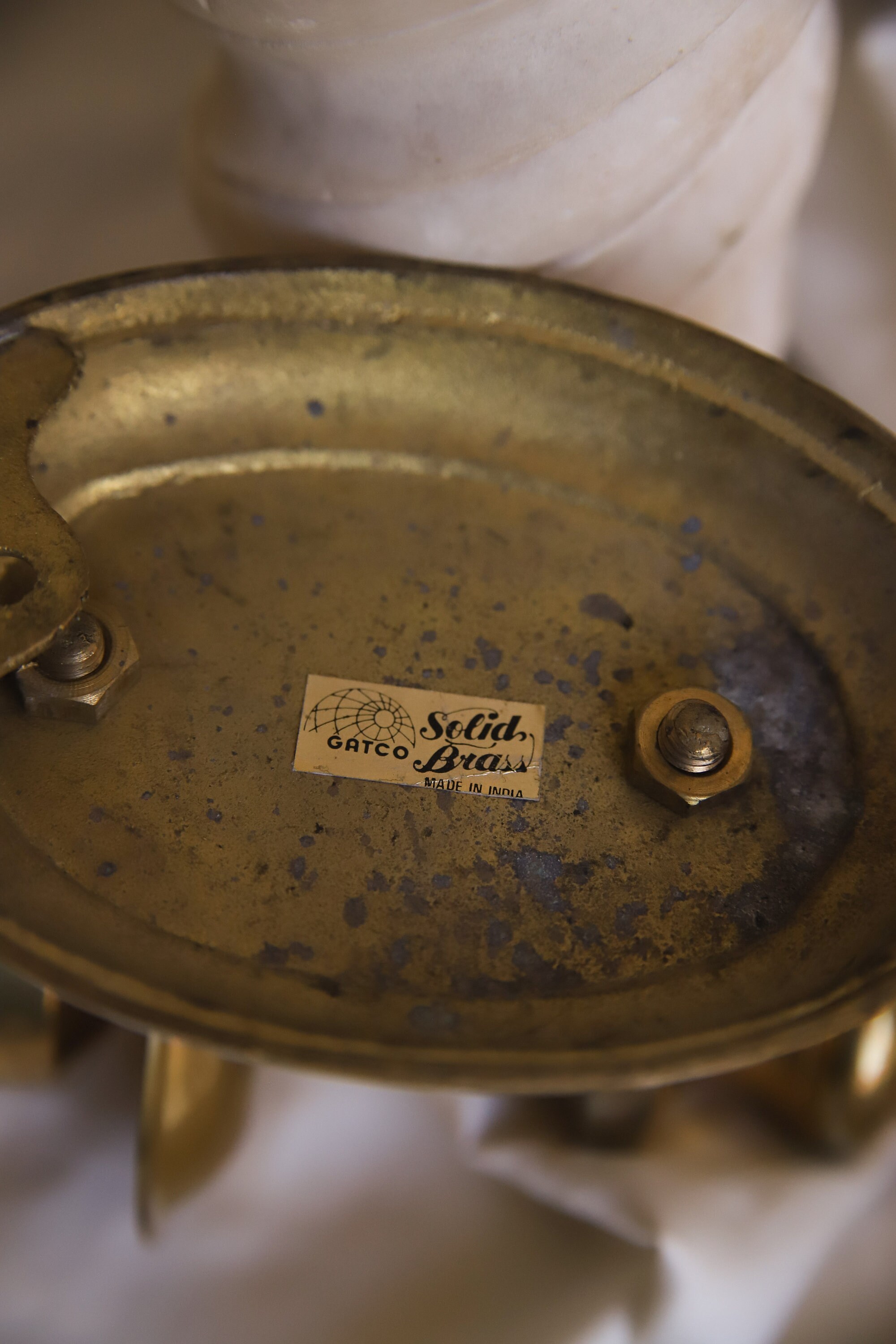 Gatco Solid Brass Spiral Sconce Candlestick Holder, Made in India - Etsy