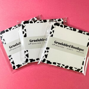 Cow Print Sticky Notes, Farmhouse Animal Stationery - Etsy