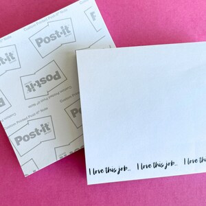 Office Humor i Love This Job Sticky Notes / Funny Co-worker, Teammate ...