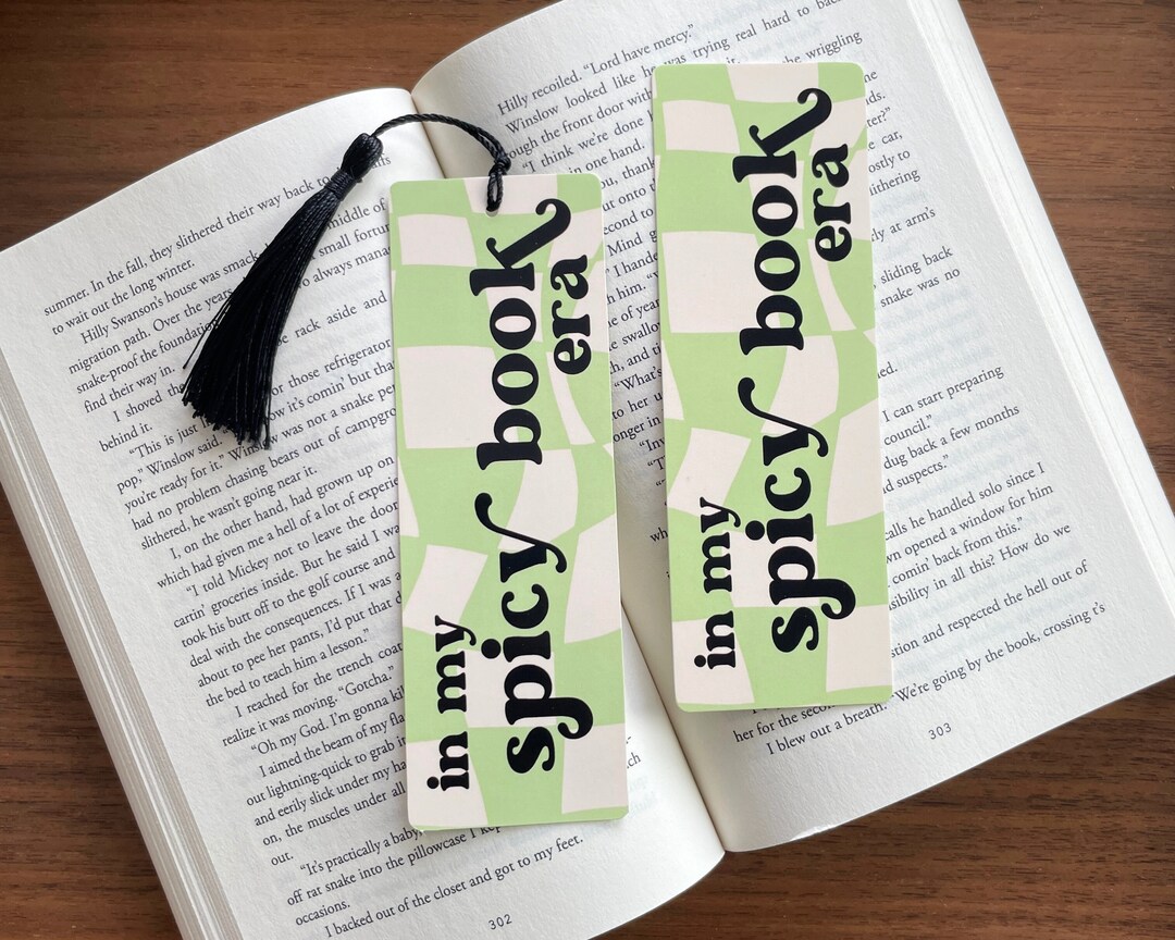 In My Spicy Book Era Bookmark, Printed on Both Sides - Etsy