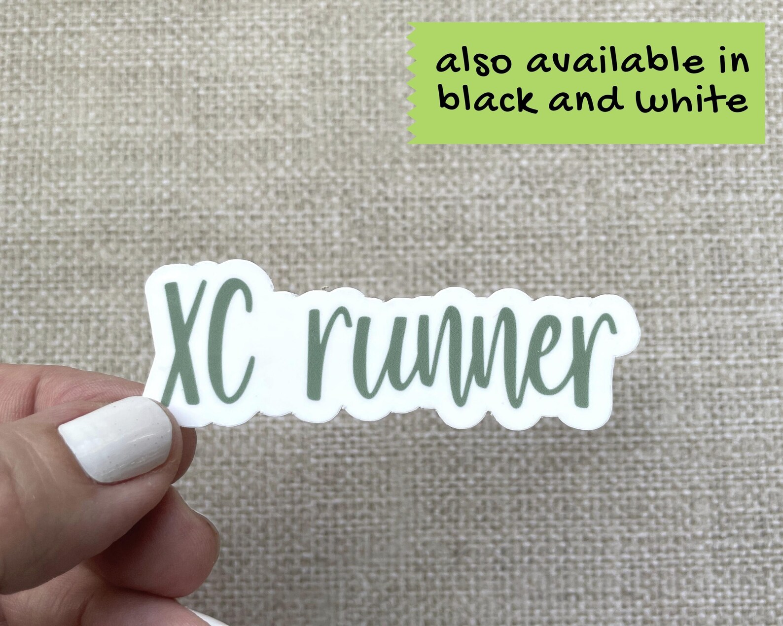 Cross Country Running Sticker Xc Runner Sticker Running - Etsy