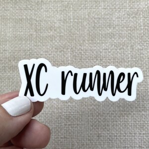 Cross Country Running Sticker Xc Runner Sticker Running - Etsy