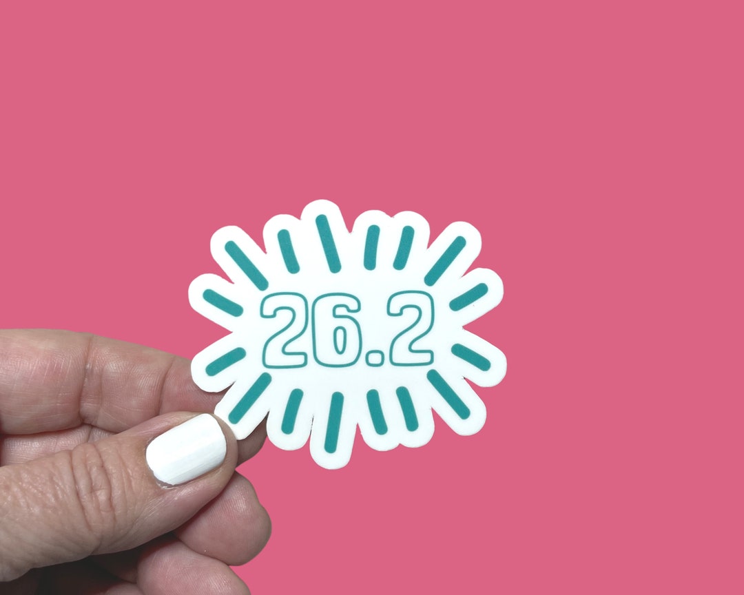 Running Sticker Marathon Sticker Half Marathon Sticker 26.2 - Etsy