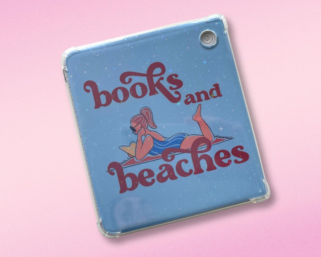Kobo Libra Colour® Clear Case Insert, Books and Beaches Ereader Case ...