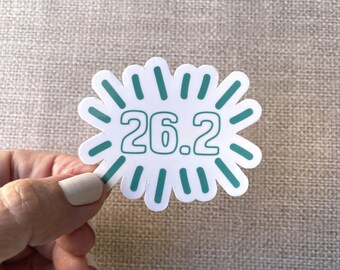 Marathon Sticker | Etsy