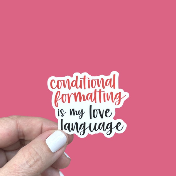 Excel Lover Sticker - Etsy