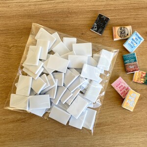 Mini Book Blanks / Miniature Foam Books for TBR Jars, Book Ornaments ...