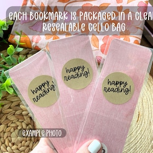 Pink Hot Girls Read Bookmark Printed on Both Sides, Bookish Girlie ...