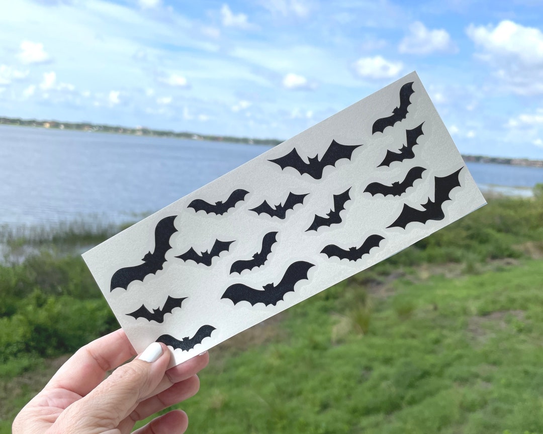 Bats Vinyl Decal Sticker Sheet, 15 Bats per Sheet - Etsy