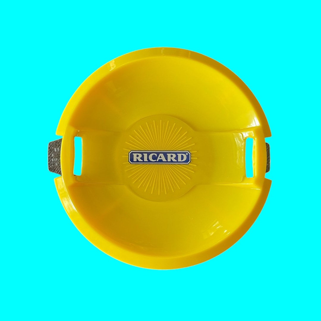 YELLOW ROUND RICARD Bar Receipt / Change Tray - Etsy