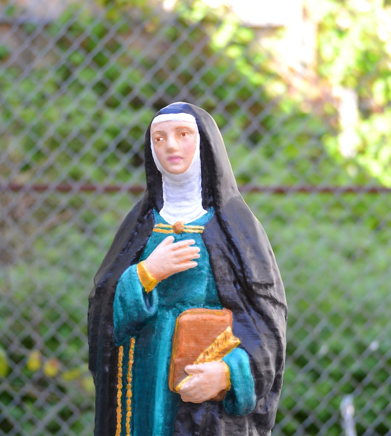 St. Brigid Statue (size Medium): Patron Saint of Ireland, Cattle ...