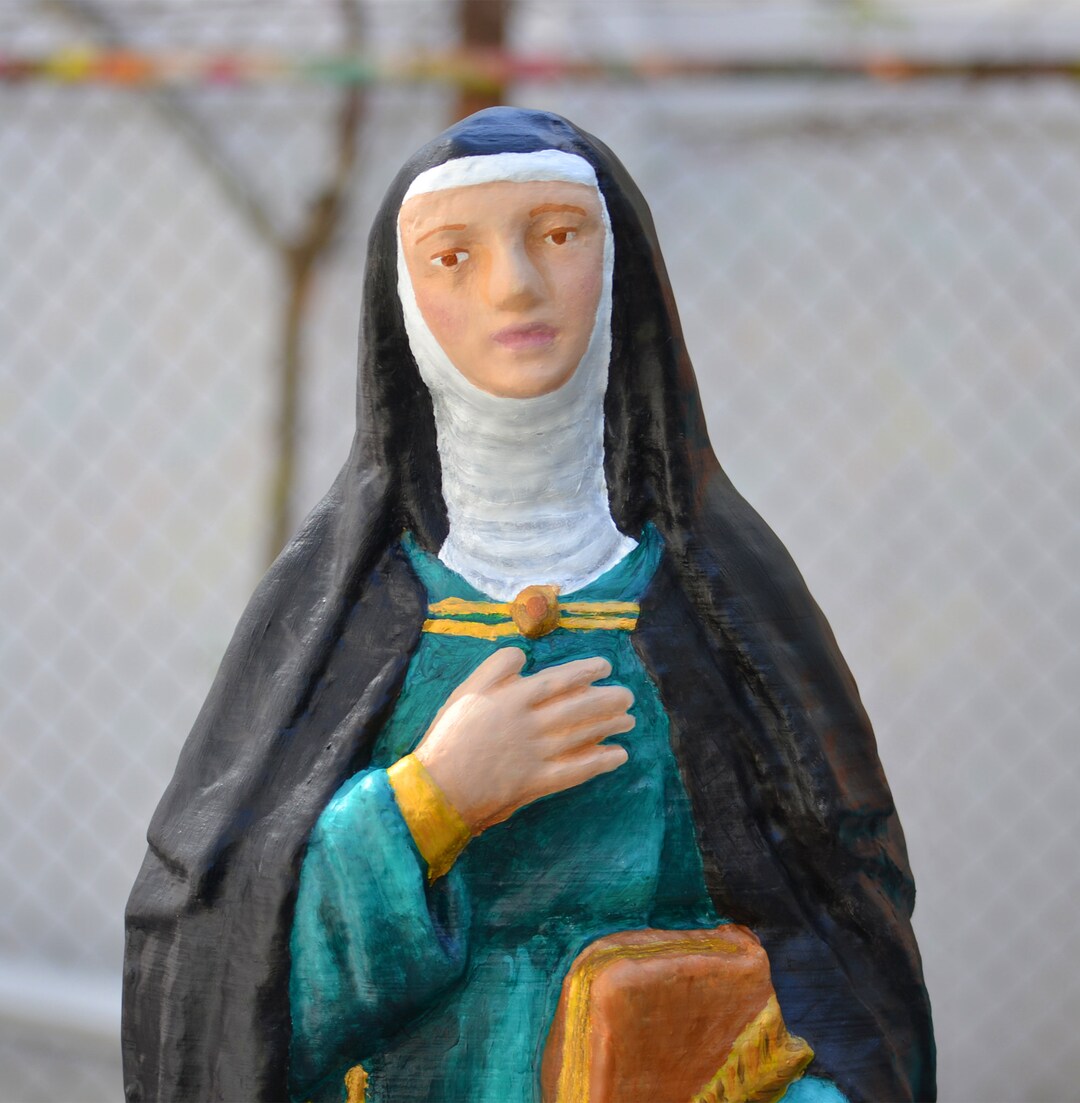 St. Brigid Statue (size Large): Patron Saint of Ireland, Cattle ...