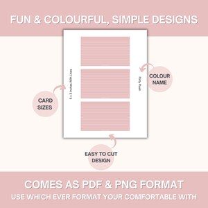 Printable Horizontal 5x3 Index Cards, Printable Lined Index Cards ...