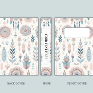 Boho Binder Cover Bundle: DIY Printable, US Letter & A4 (canva ...
