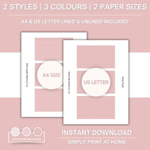 Printable Horizontal 5x3 Index Cards, Printable Lined Index Cards ...
