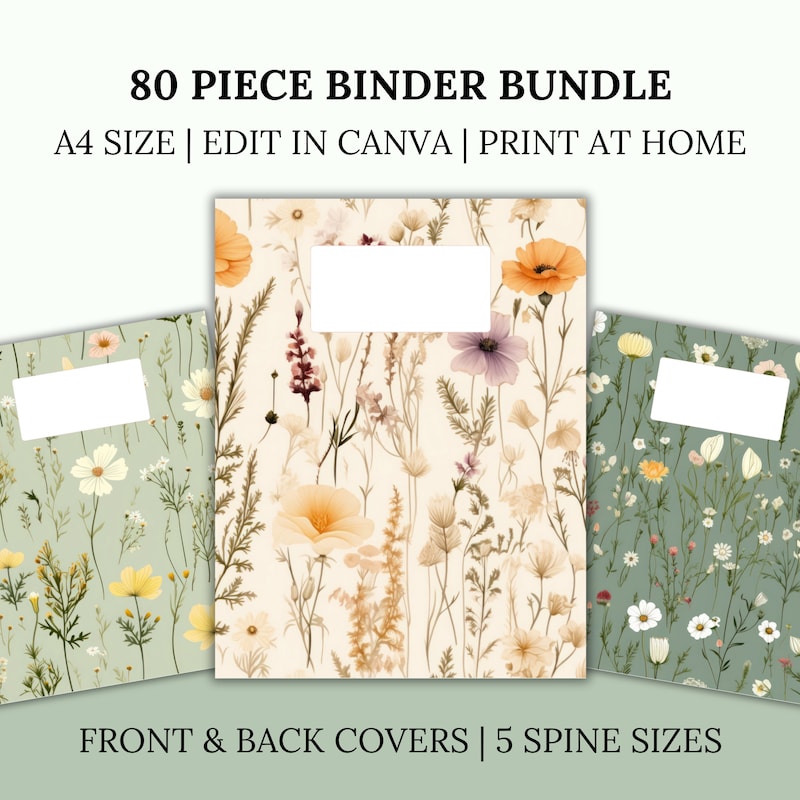 Binder Spine - Etsy