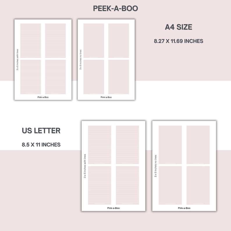 Printable Vertical 3x5 Index Cards, Printable Lined Index Cards ...