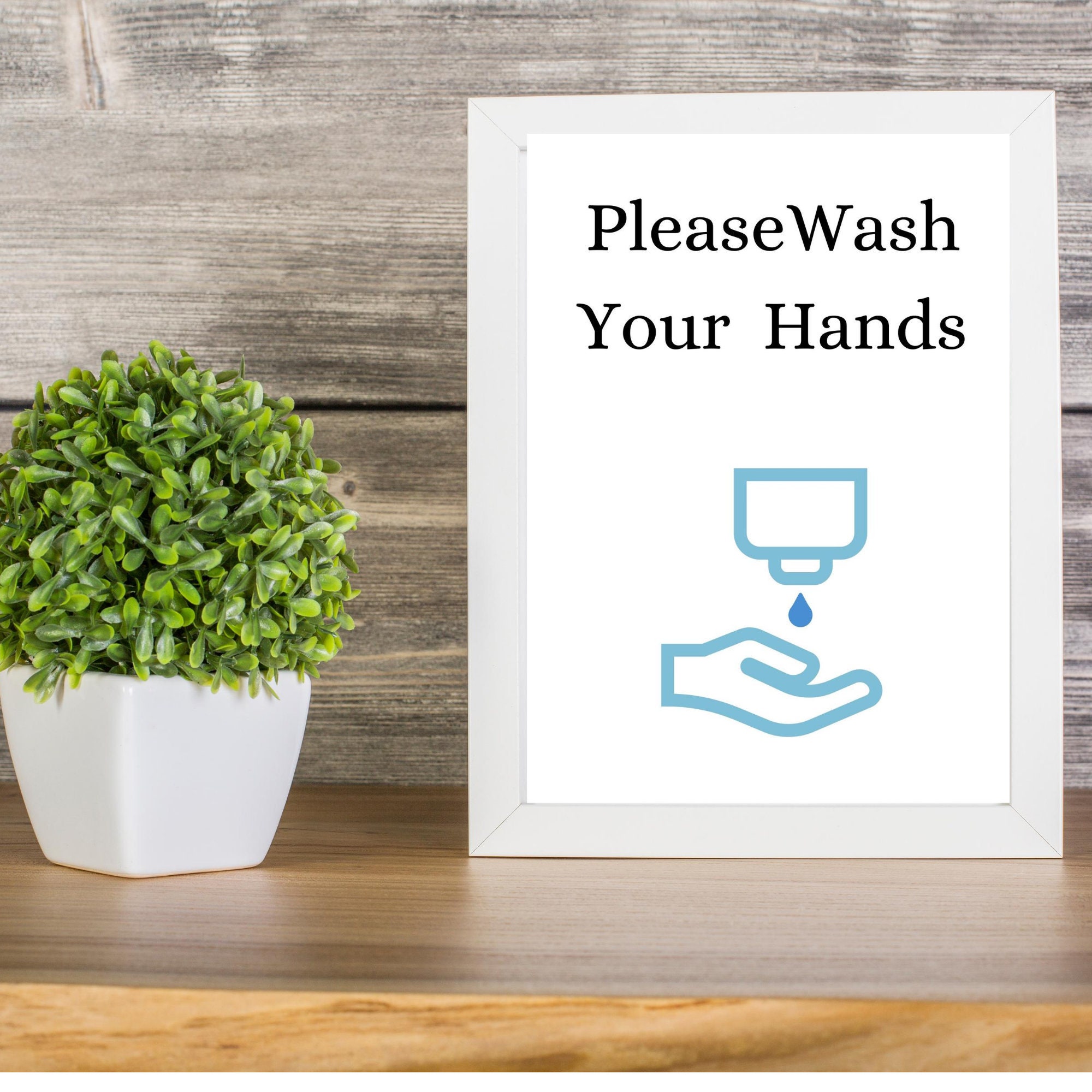 Printable Please Wash Your Hands, Instant Download, Office Sign, Front ...