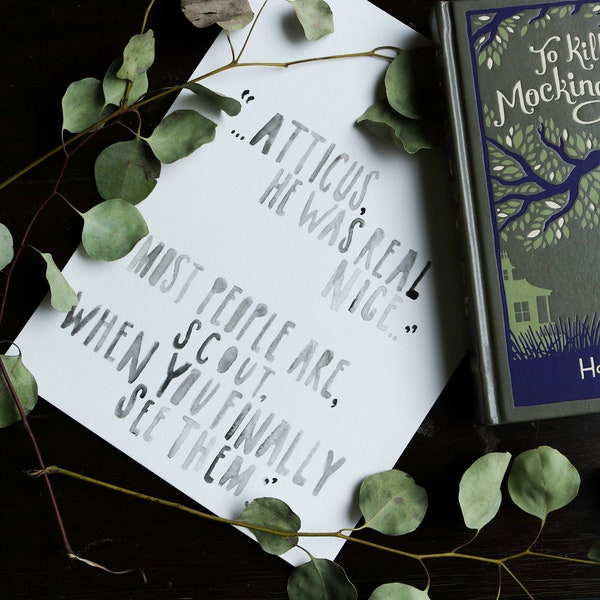 Atticus Finch - Etsy
