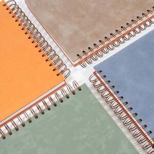 Personalized Spiral Notebook Hardcover Small & Large Sizes 90 Sheets ...