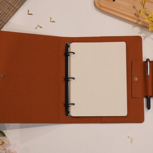 Personalized Ring Binder | Custom Refillable Notebook | 3 Ring Binder ...