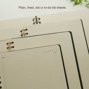 Transparent Spiral Notebook | 7x9 in Notebook | 90 Sheets 180 Pages ...
