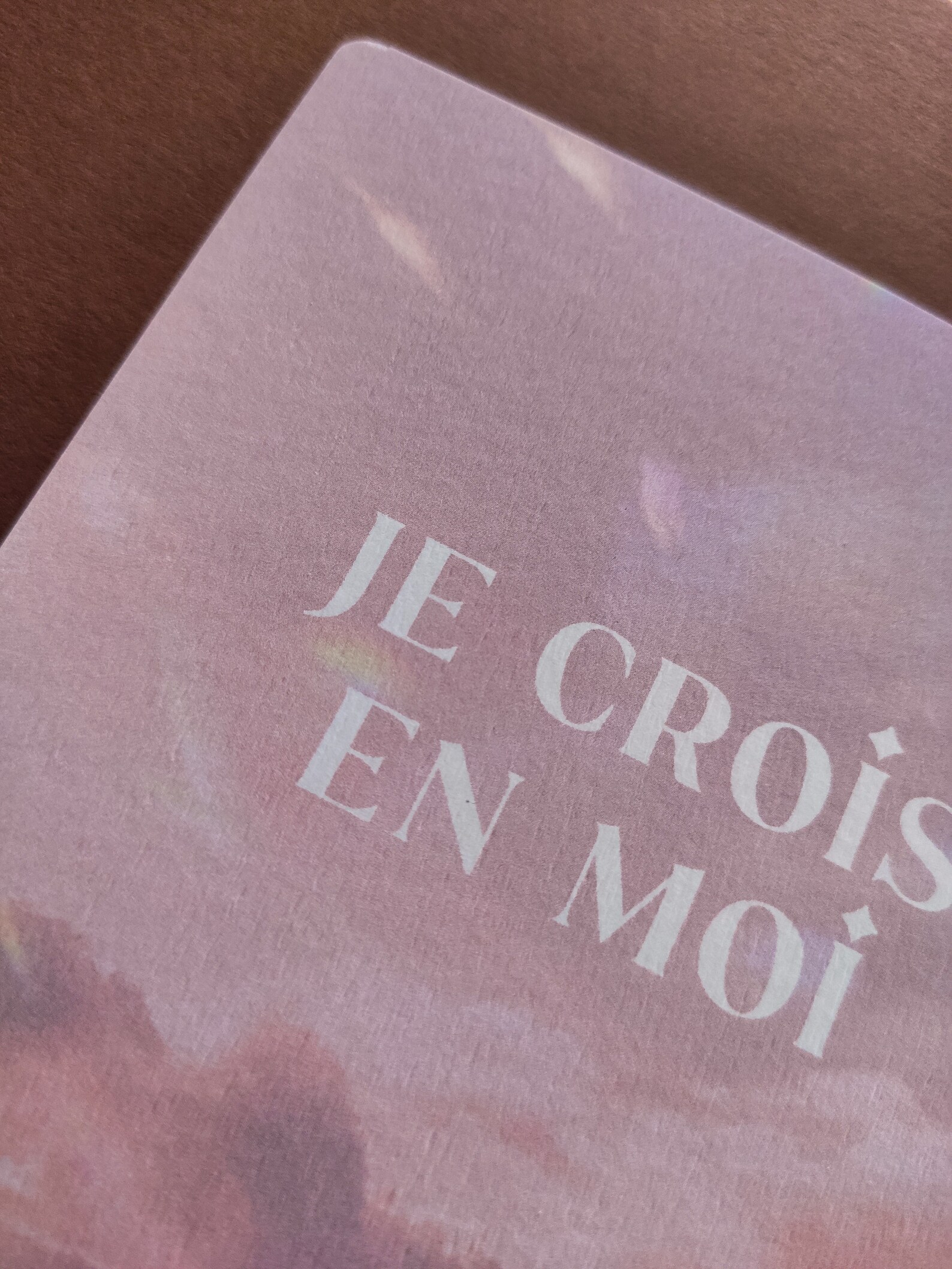 Carte Mantra A6 - Je crois en moi - Affirmation positive - Etsy France