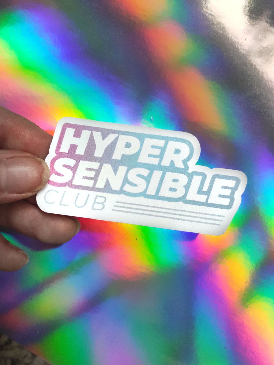 Sticker / Sticker Hypersensitive Club hypersensitive, Hypersensitivity ...