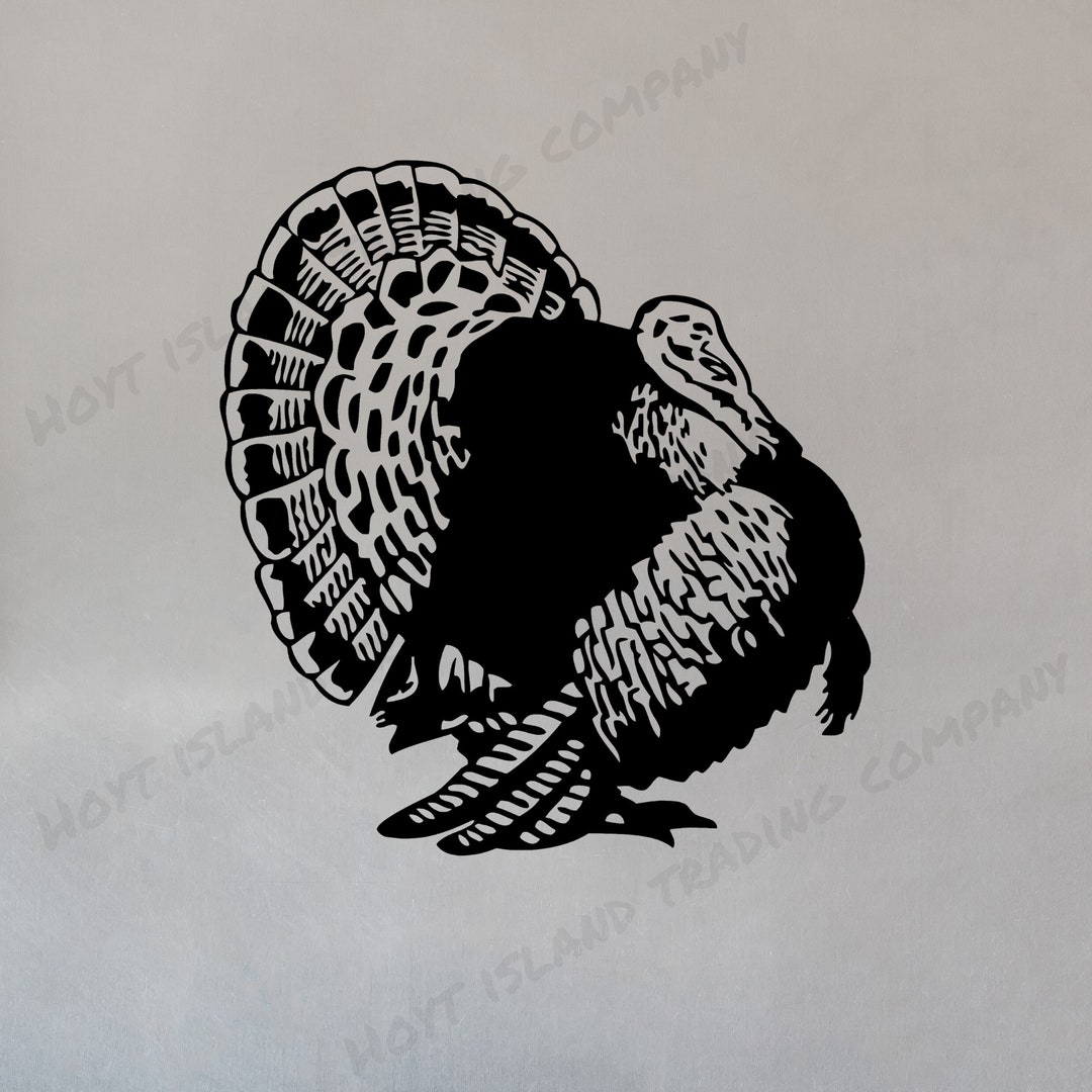 Wild Turkey Decal, Sportsman Wall Decal, Hunting Sticker, Guns and Ammo ...