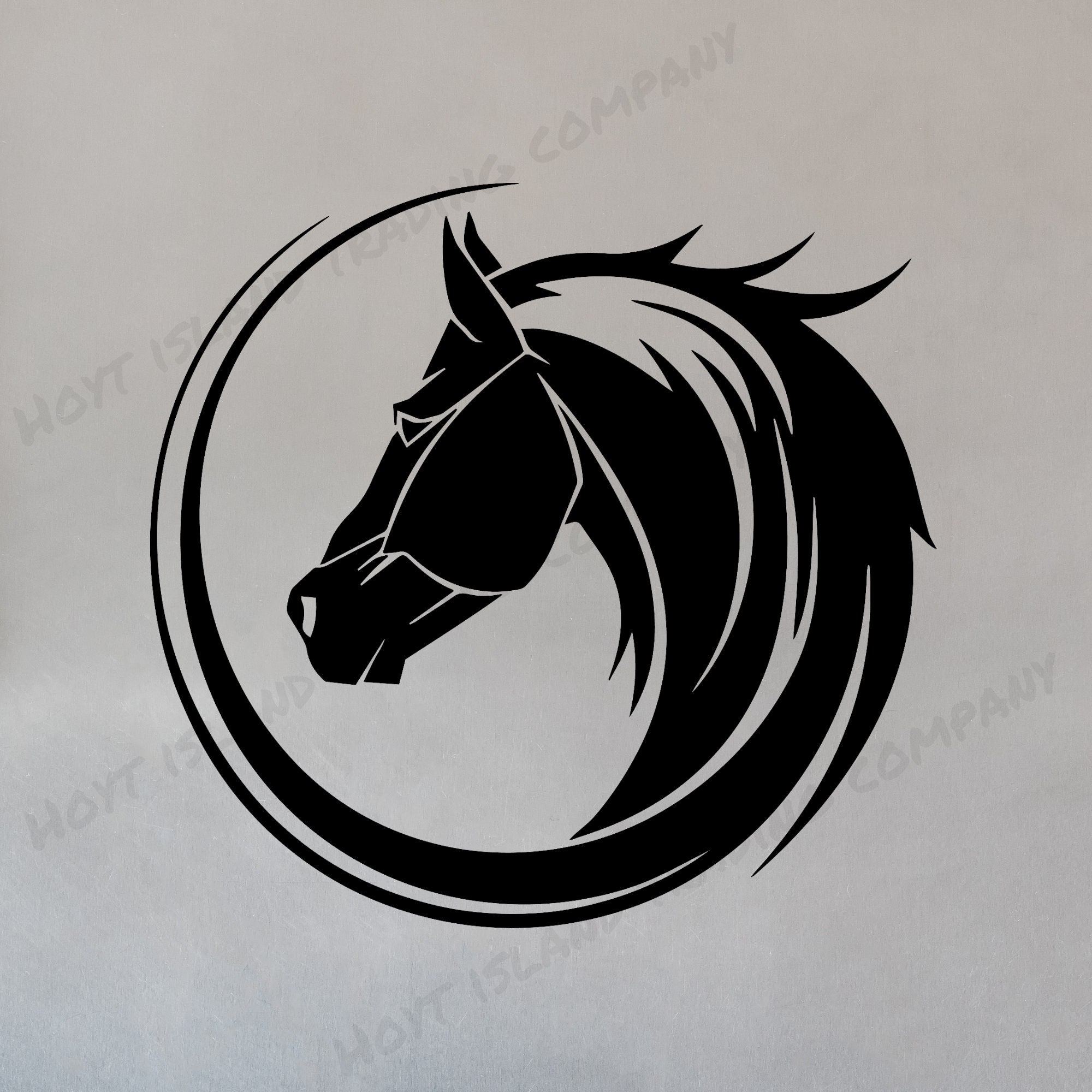 Horse Decal, Equestrian Life Vinyl Decal, Stallion Sticker, Equine Wall ...