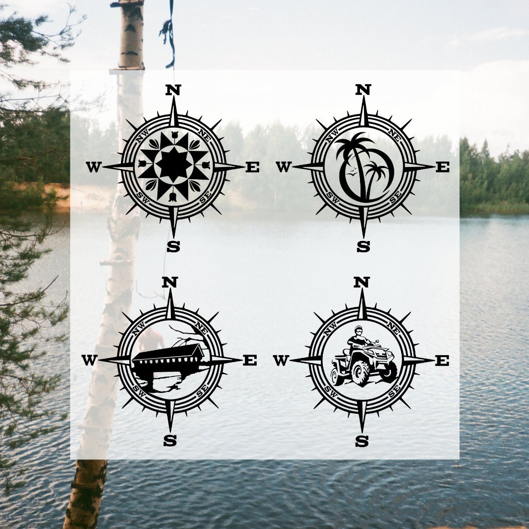 Nevada Compass Vinyl Decal Desert Life Decal Casino Decal | Etsy